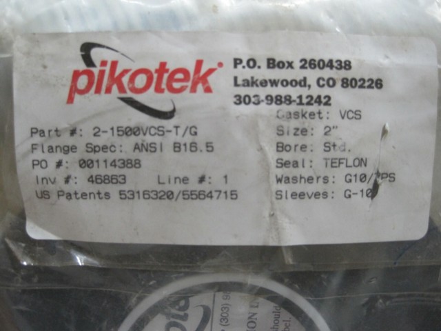 New Pikotek® VCS™ Isolating Gaskets/Kits Part# 2-1500VCS-T/G | eBay