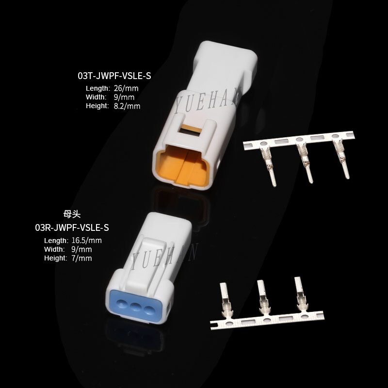 JST Series Waterproof Connector JST 02T/02R-JWPF-VSLE-S 2/3/4/6/8 Pin ...