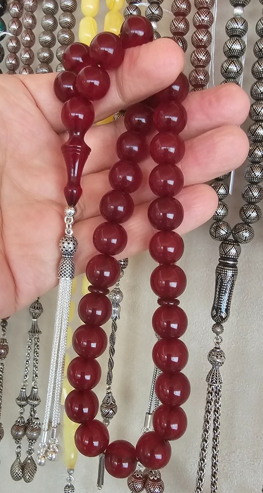 Amber Bakelite Tasbih سبحة | Prayer Beads | Misbaha Subha Tasbeeh Worry ...