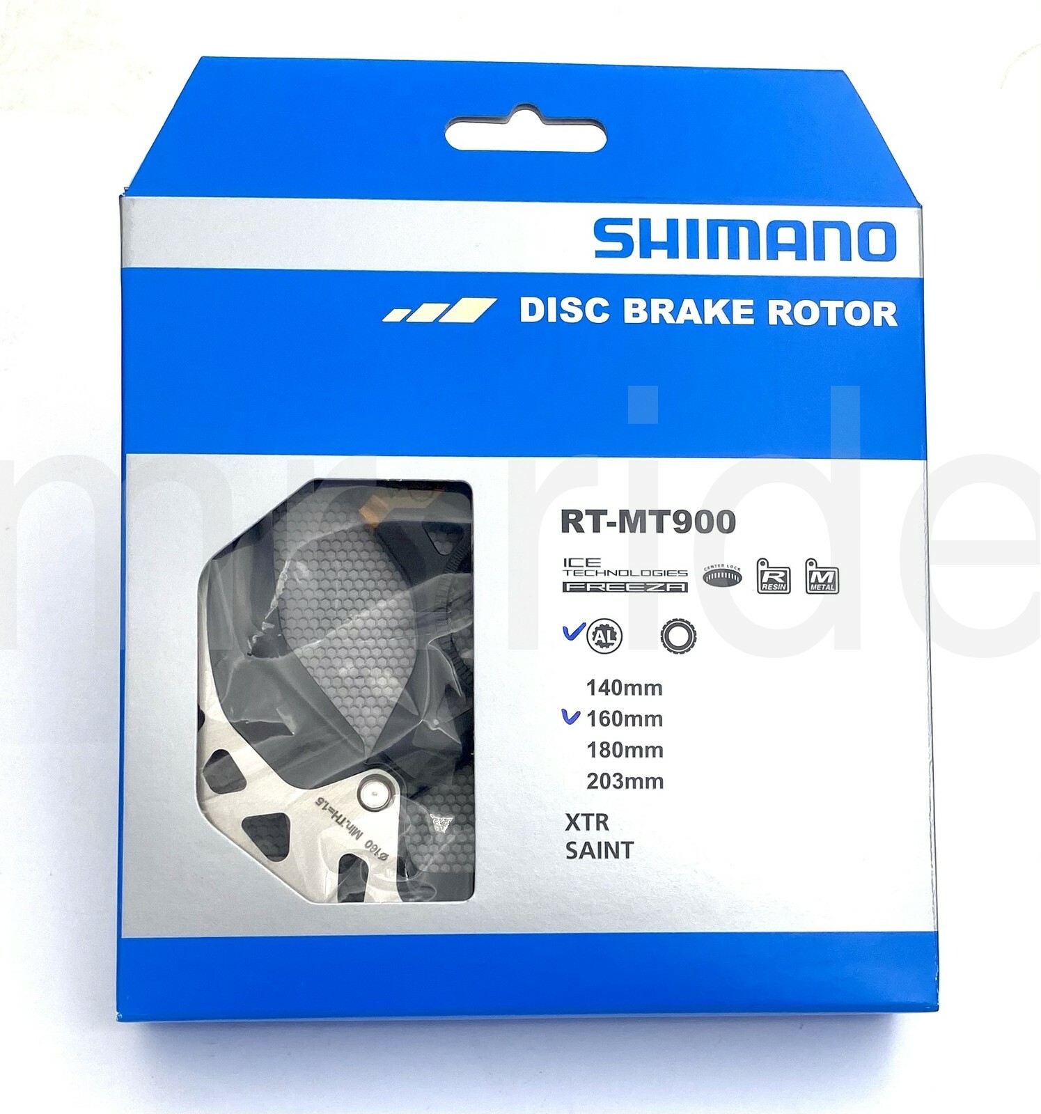 Shimano XTR/SAINT MTB Bike Disc Brake Rotor RT-MT900 160mm Center Lock ...