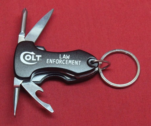 Colt Law Enforcement Multi Tool Key Chain with light | eBay