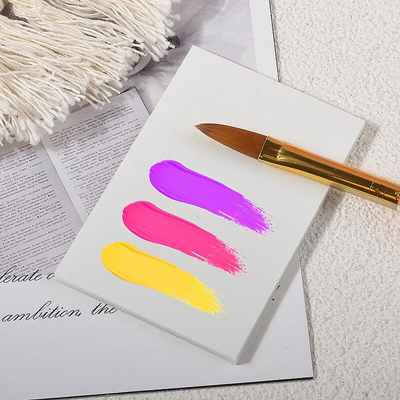 200Pcs Nail Gel Palette Art Painting Tool Disposable Color Tinting ...