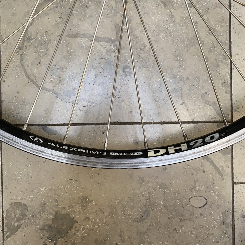 Alexrims DH20 Front 26” Bicycle Wheel 9x100mm Quick Release 559x18mm ...