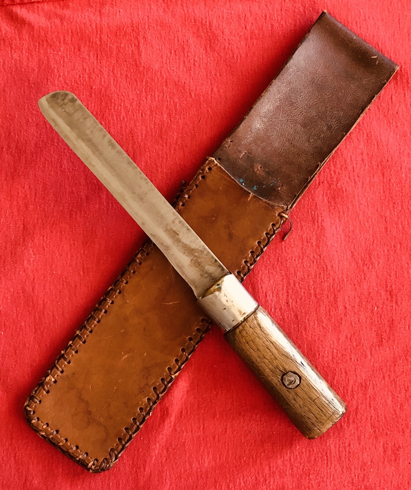 WW2 - THEATER KNIFE /SHORT MACHETE CUSTOM-NAMED WITH ORIGINAL SHEATH | eBay