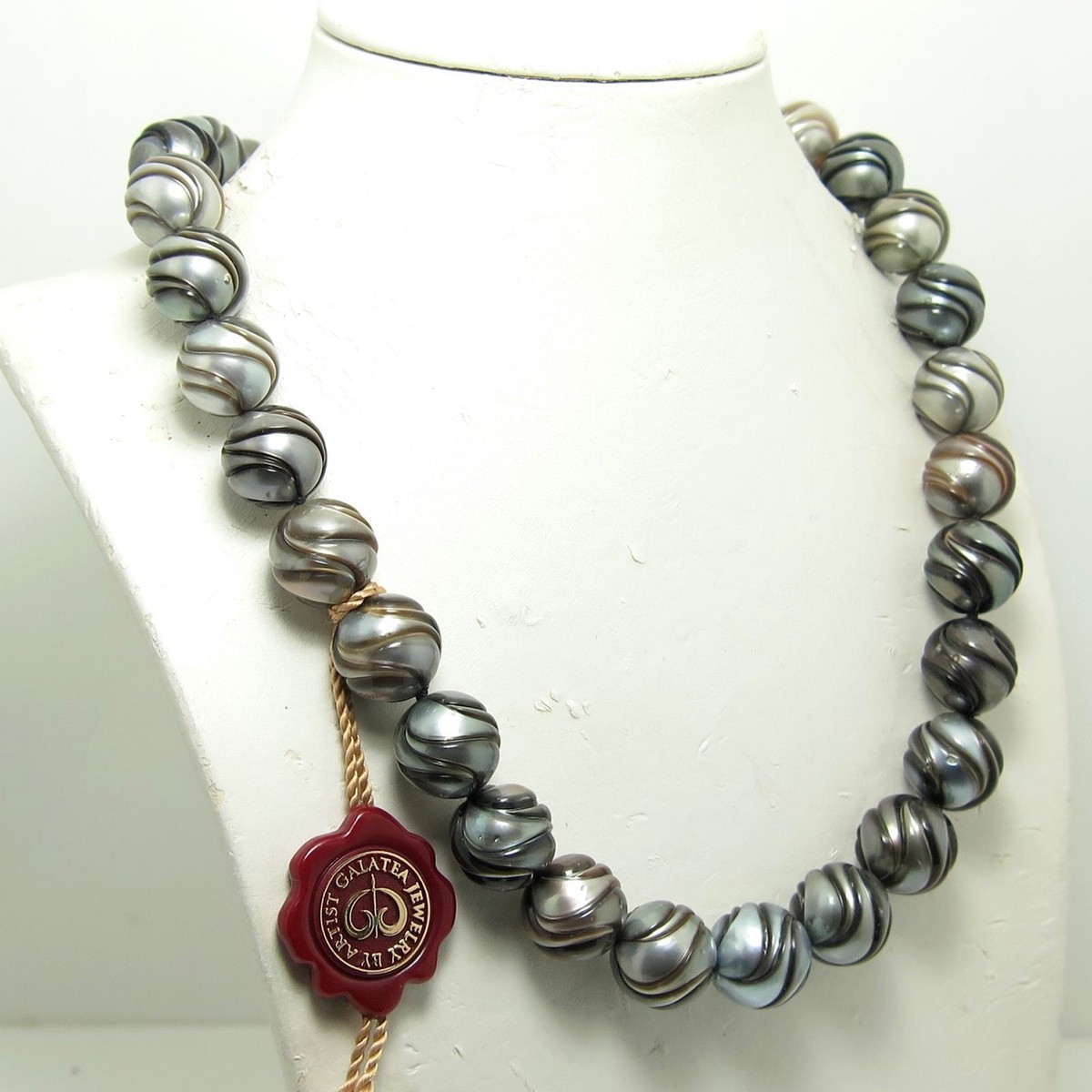 Hand Carved Tahitian Pearls