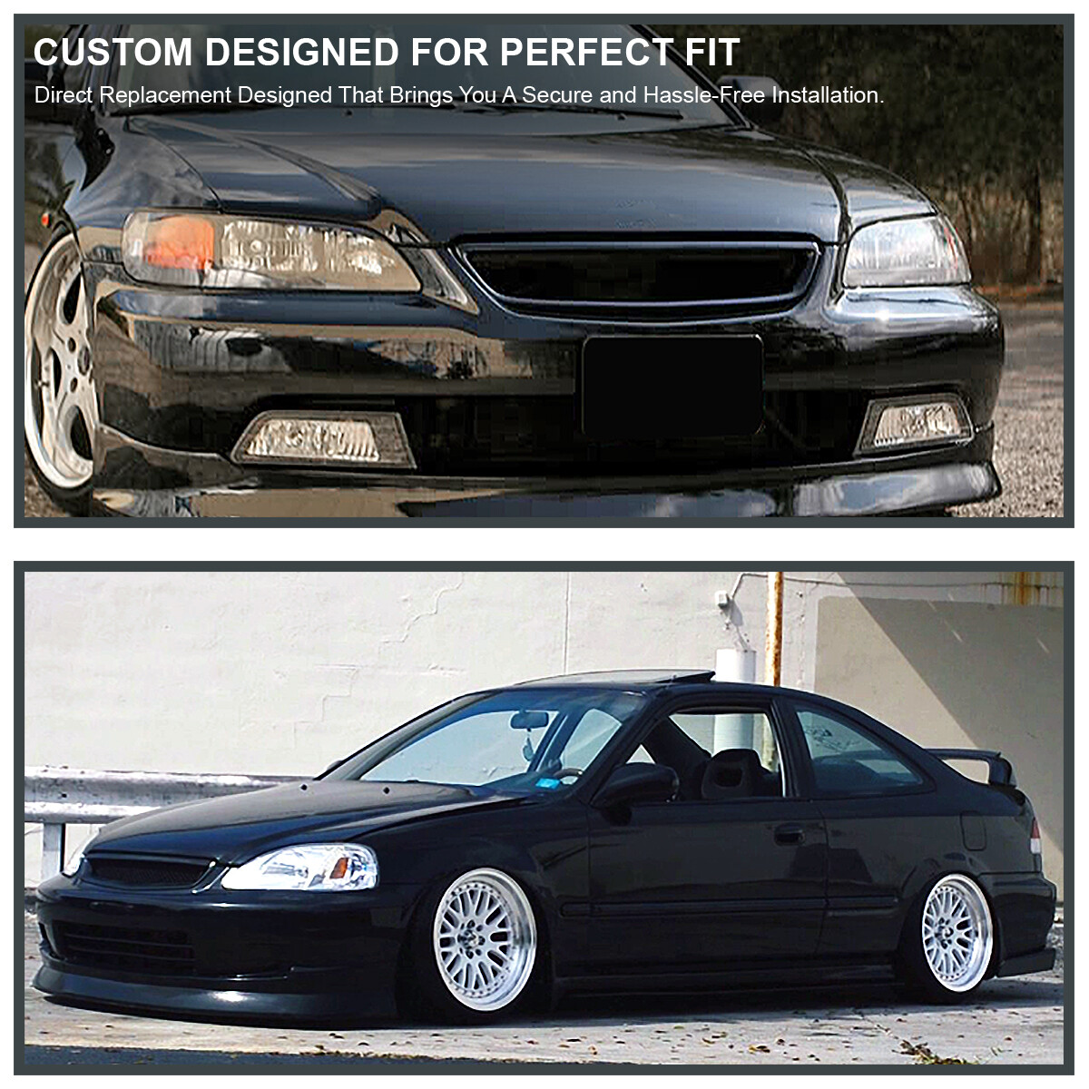 2002 Honda Accord Coupe Black Custom