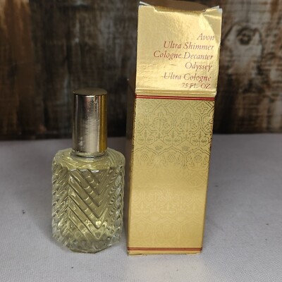 NEW Vintage 1981 Avon Odyssey Ultra Cologne FULL 0.75 oz Bottle Shimmer ...