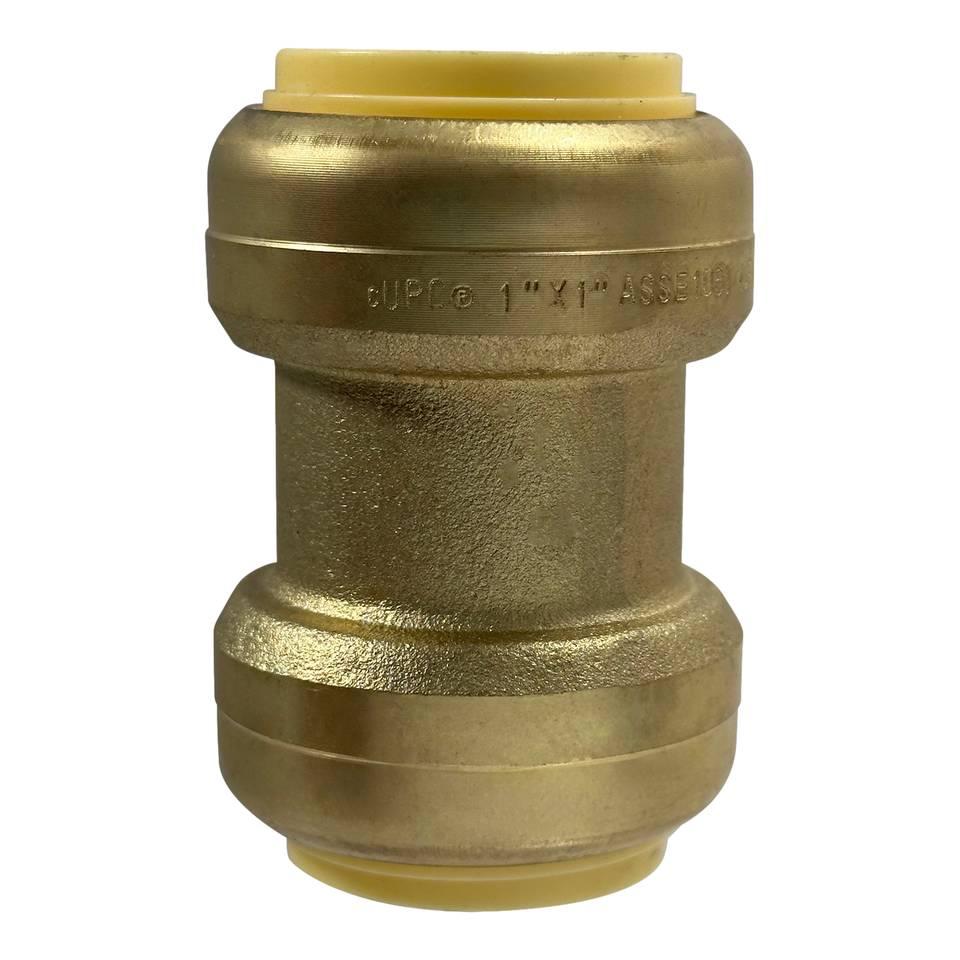 1 Pack XFITTING 1" Push Fit Coupling, Push-to-Connect Coupling, Lead ...