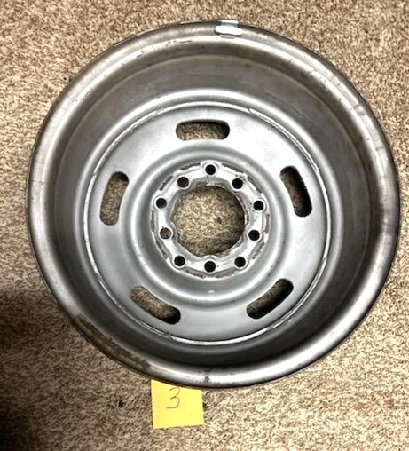 5 Lug Rally Wheels Chevy 15 x 8 Cheverolet Rims Set of 4 GMC Truck Van ...