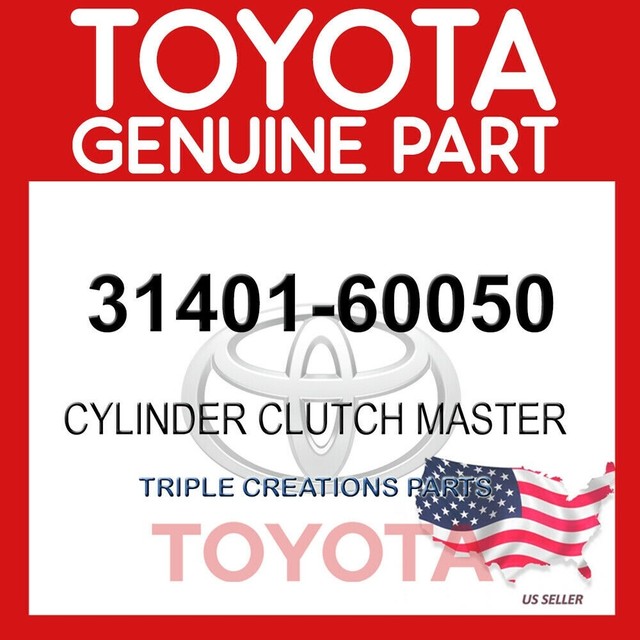 3140160050 Genuine Toyota Cylinder ASSY Clutch Master 31401-60050 for ...