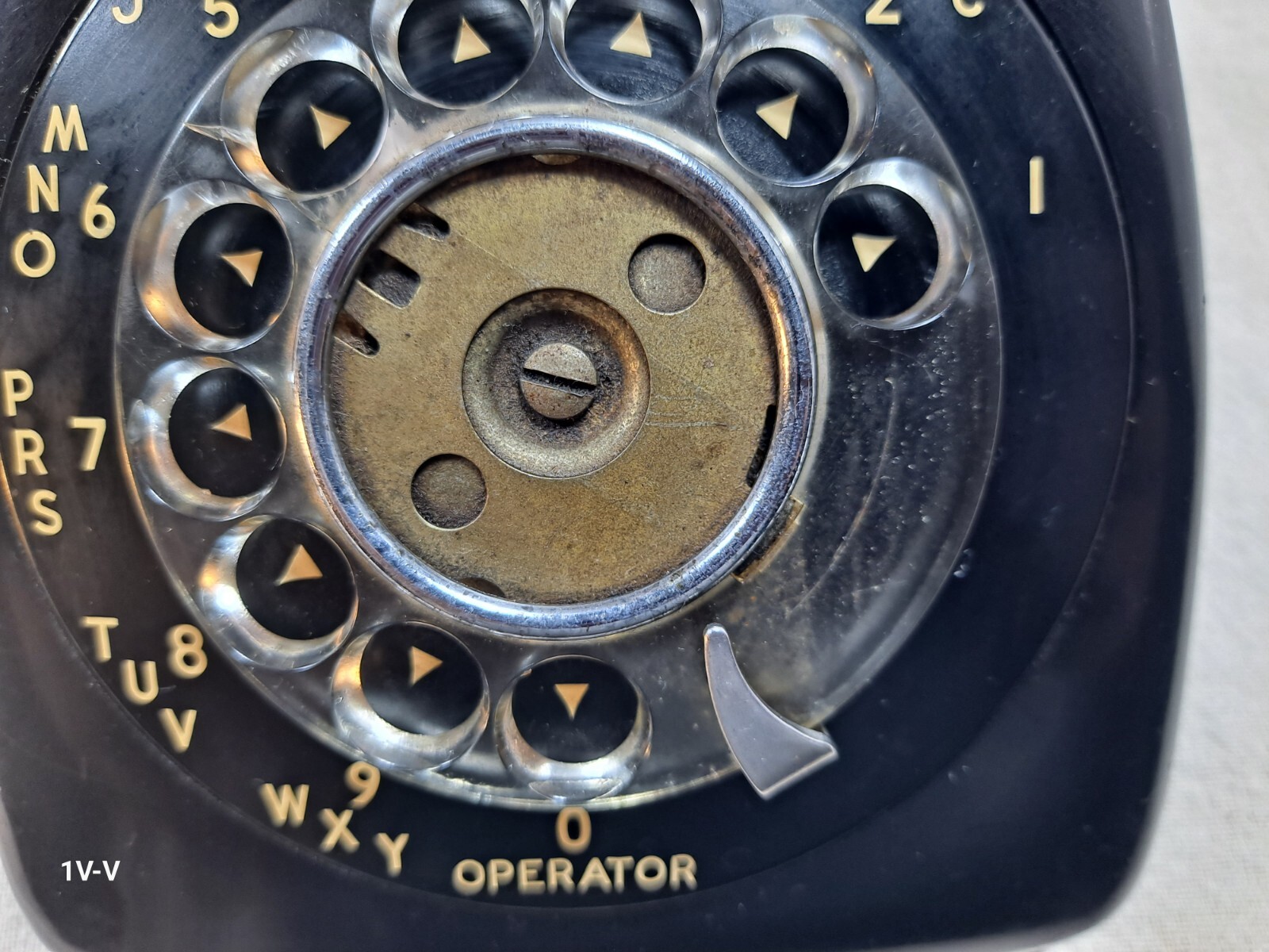 Vintage Phone 1963 Automatic Electric Monophone Blck Rotary Desk ...