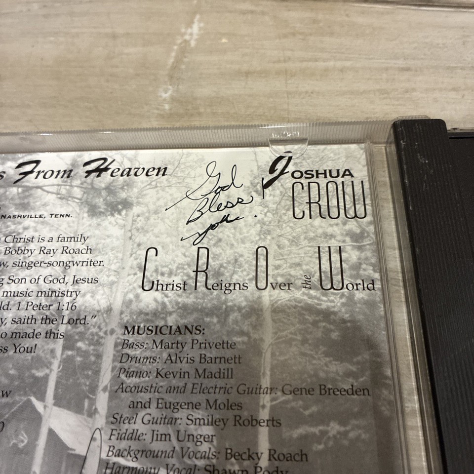 Joshua Crow - Promises From Heaven CD Autographed Near Mint | eBay
