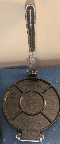 Alpha~ 7" Tortilla Press Cast Iron Empanadas Dough Arepas Heavy Duty ...