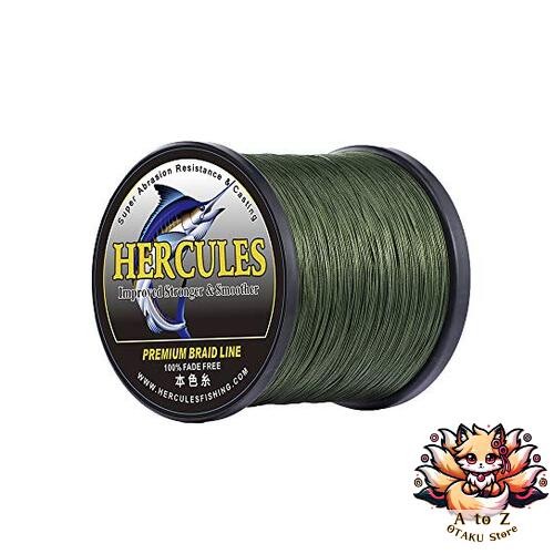 NEW Hercules HERCULES PE line colorfast 4-strand braided fishing line ...