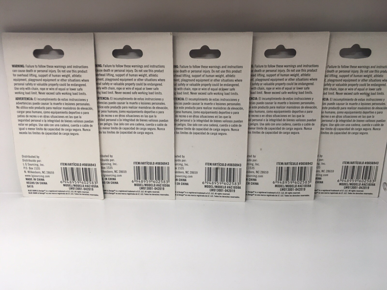 3 Blue Hawk Spring Link 150 Lbs Medium Duty for sale online | eBay