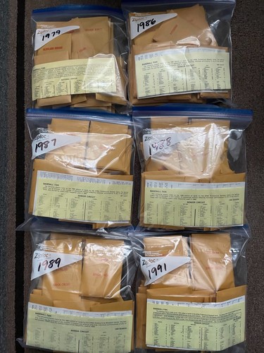 APBA Baseball 6 complete seasons bundle: 1979, 1986-89, 1991 | eBay