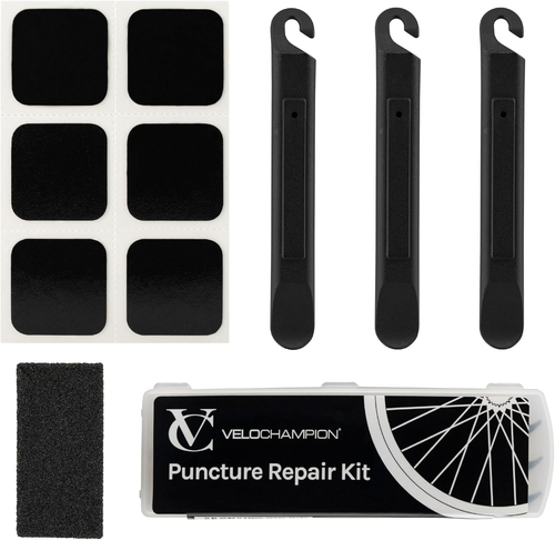 Self-Adhesive Bike Puncture Repair Kit Patches. Travel Size for Road ...