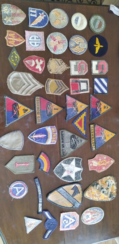 Vintage Genuine Military Patch Collection (40 Patches) | eBay