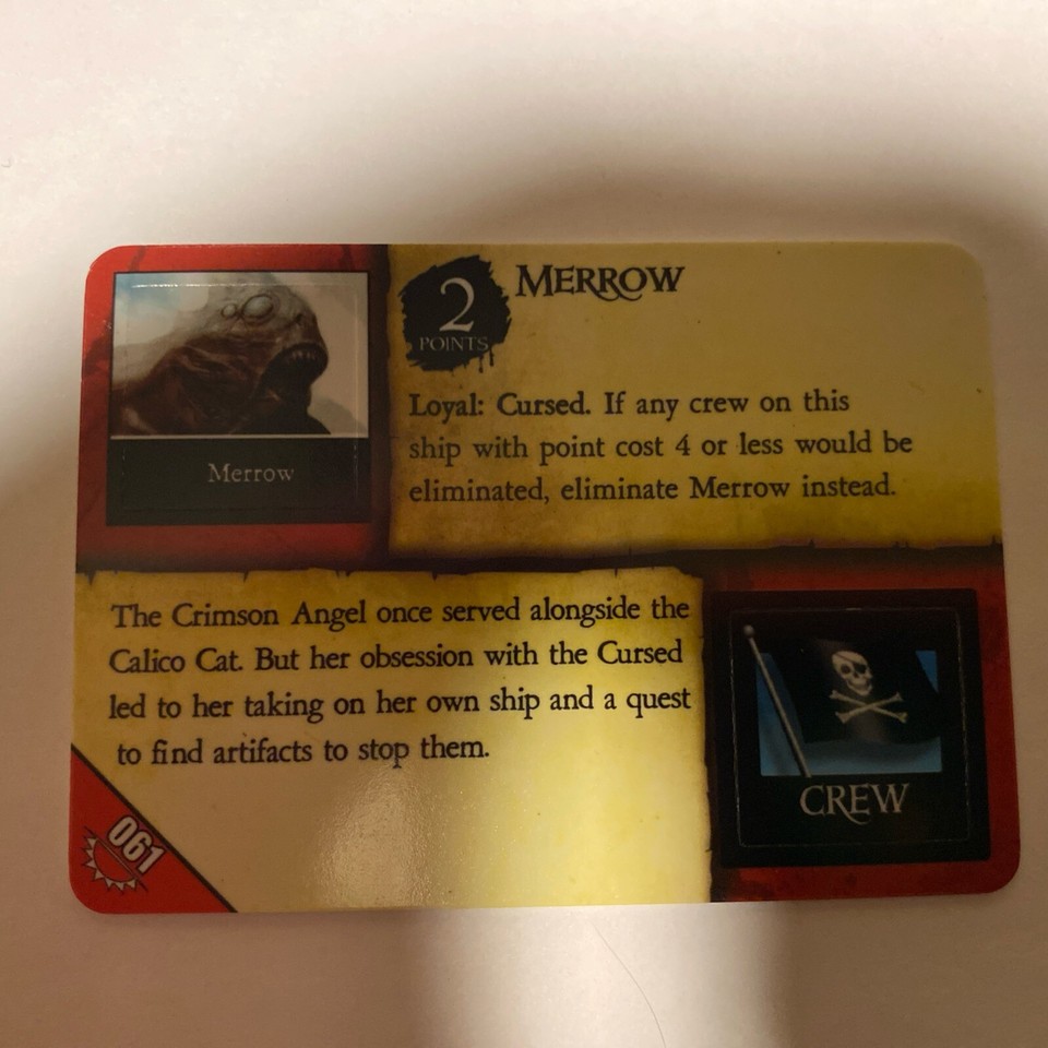 Pirates CSG Rise of The Fiends Merrow/Crimson Angel #061 Unpunched (See ...