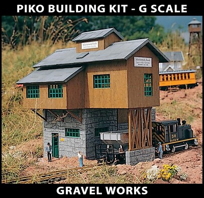 PIKO G Scale ~ GRAVEL WORKS ~ Building Kit 62009 For LGB or Accucraft ...