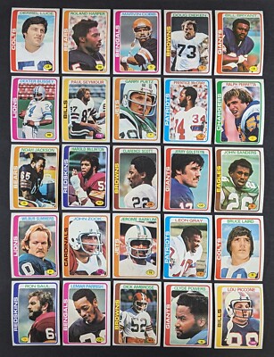 1978 Topps Football Set Break 25 Cards | eBay
