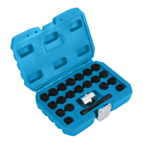 Wheel Locking Key Set Anti-theft Wheel Rim Lug Nut Master Removal Tool ...