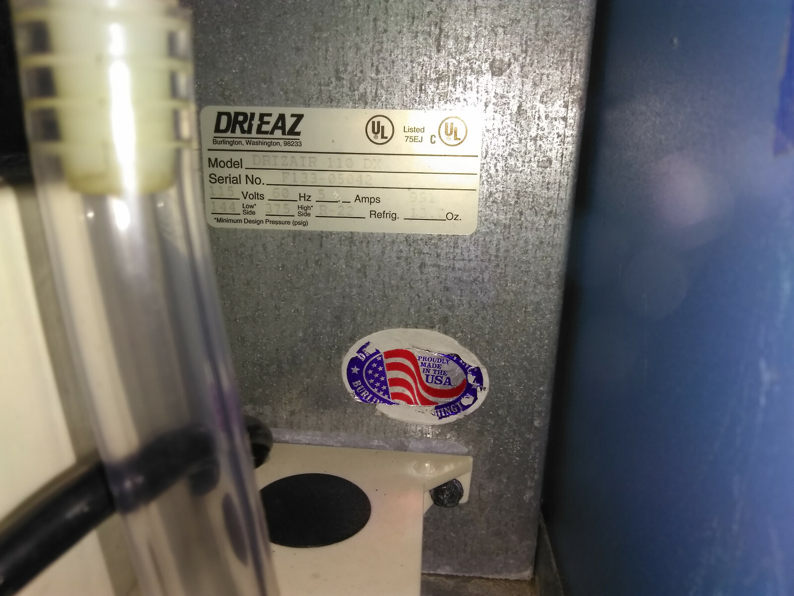 Dri-Eaz DrizAir F133 110 Pint Refrigerant Dehumidifier Remove up to 14 ...