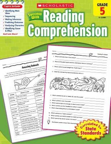 Scholastic Success with Reading Comprehension: Grade 5 Workbook by ...