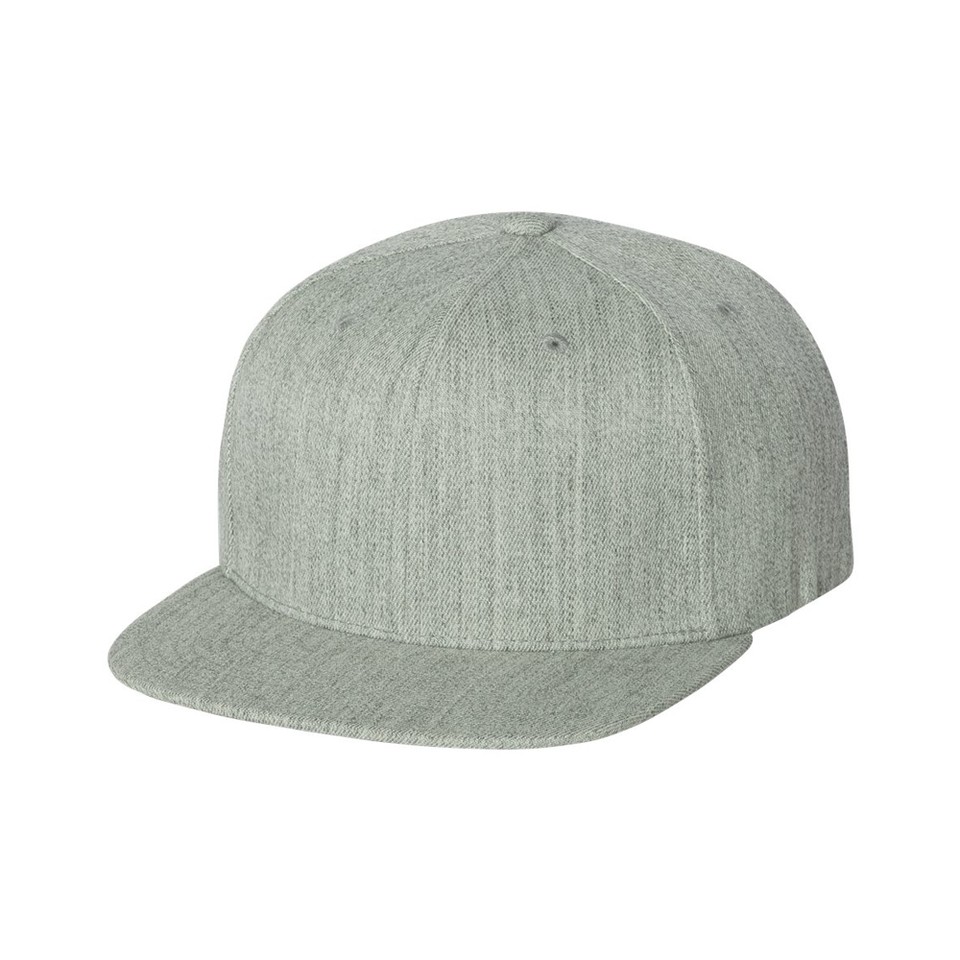 Flexfit One Ten Flat Bill Snapback Cap Structured Mens Hat Adjustable ...