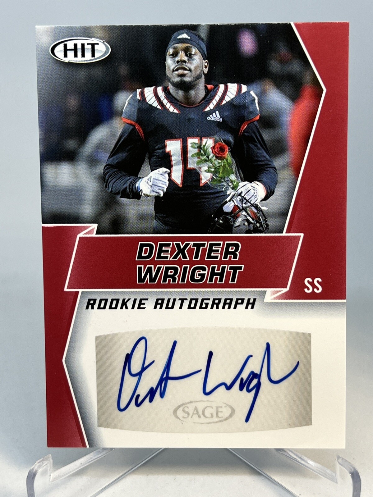 2019 SAGE HIT Autographs Red #A84 Dexter Wright | eBay