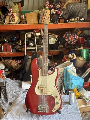Encore Bass Guitar Red | eBay UK