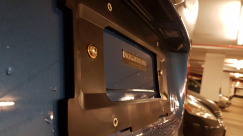 Rear License Plate Holder Bracket for LAND ROVER + 6 Screws Brand New ...