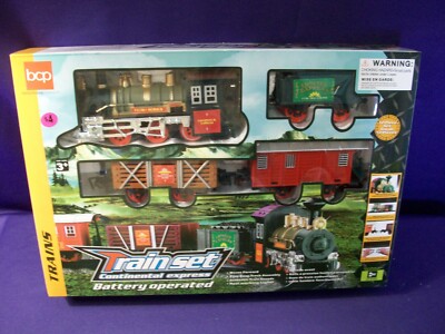 BCP Train Set Continental Express Battery Operated 12 Piece new in box ...