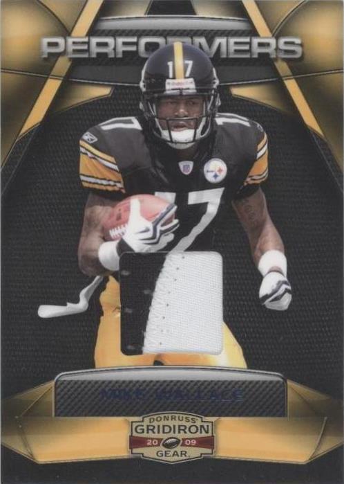 2009 Donruss Gridiron Gear - Performers Mike Wallace #17 Jerseys Prime ...