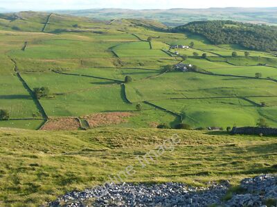 Photo 6x4 View from Moughton Nab, Austwick Foredale Wharfe Wood is on ...
