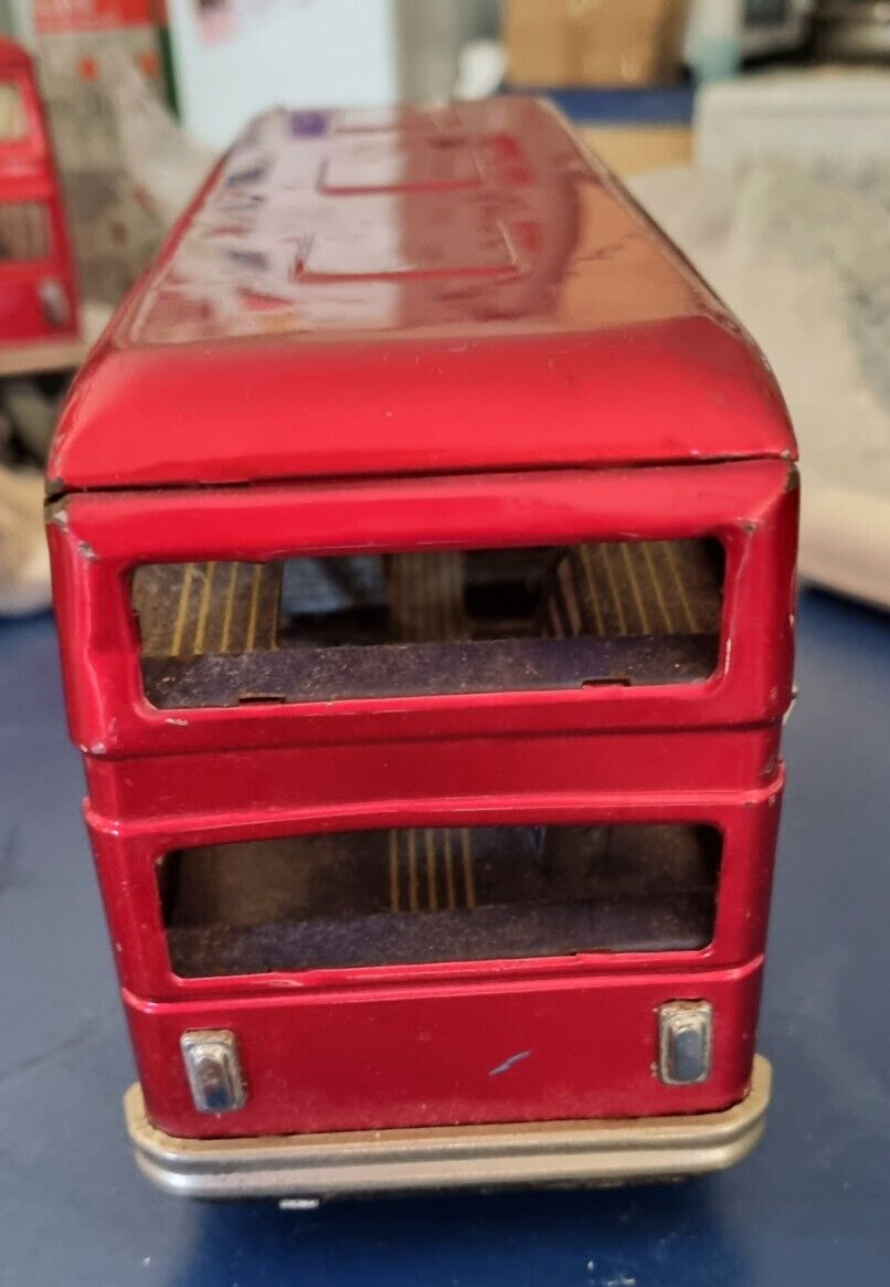 Vintage MF185 Double Decker Tin Bus | eBay Australia