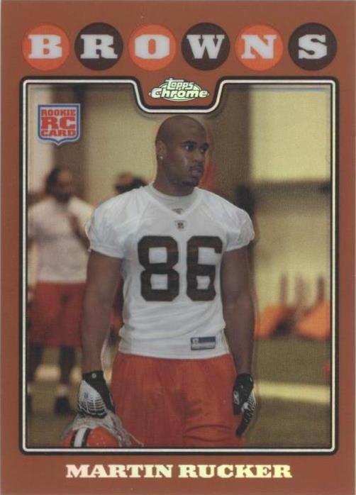 2008 Topps Chrome - Martin Rucker #TC217 Copper Refractor /425 (RC) for ...