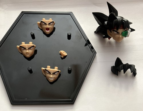 SH Figuarts DBZ Fodder Bardock Head Set (Faces, Hair, Scouter, Ear) | eBay