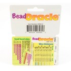 Bead Reference Card, 1 Oracle Wallet Beading Card for Bead Charts ...