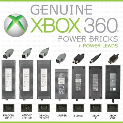 Genuine MICROSOFT XBOX 360 CONSOLE POWER SUPPLY BRICK's - 7 Types ...