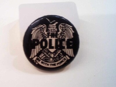 The Police Pinback Rock Band Vintage Pin Button Badge 80's NOS | eBay