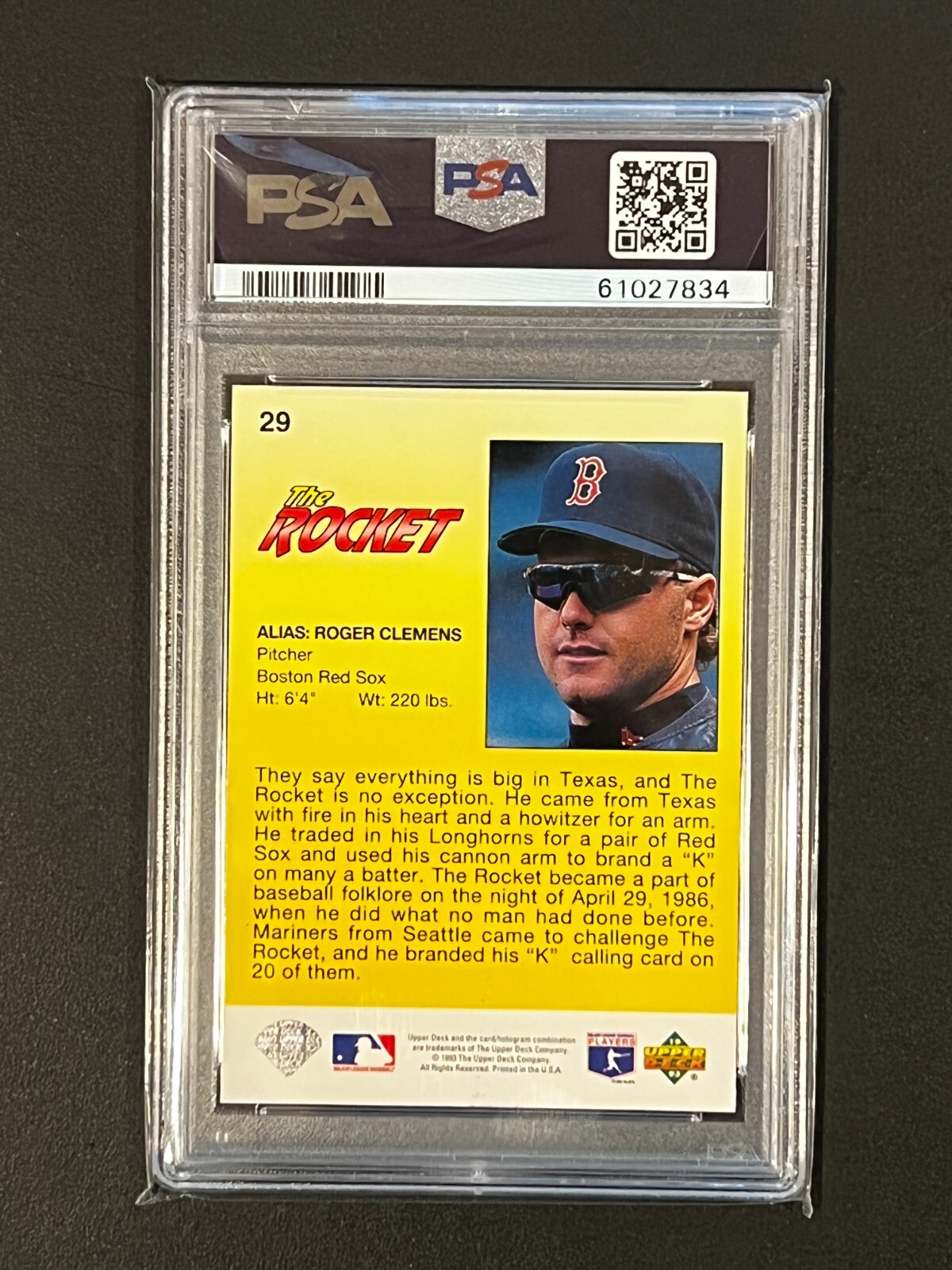 1993 Upper Deck Fun Pack - Roger Clemens #29 for sale online | eBay