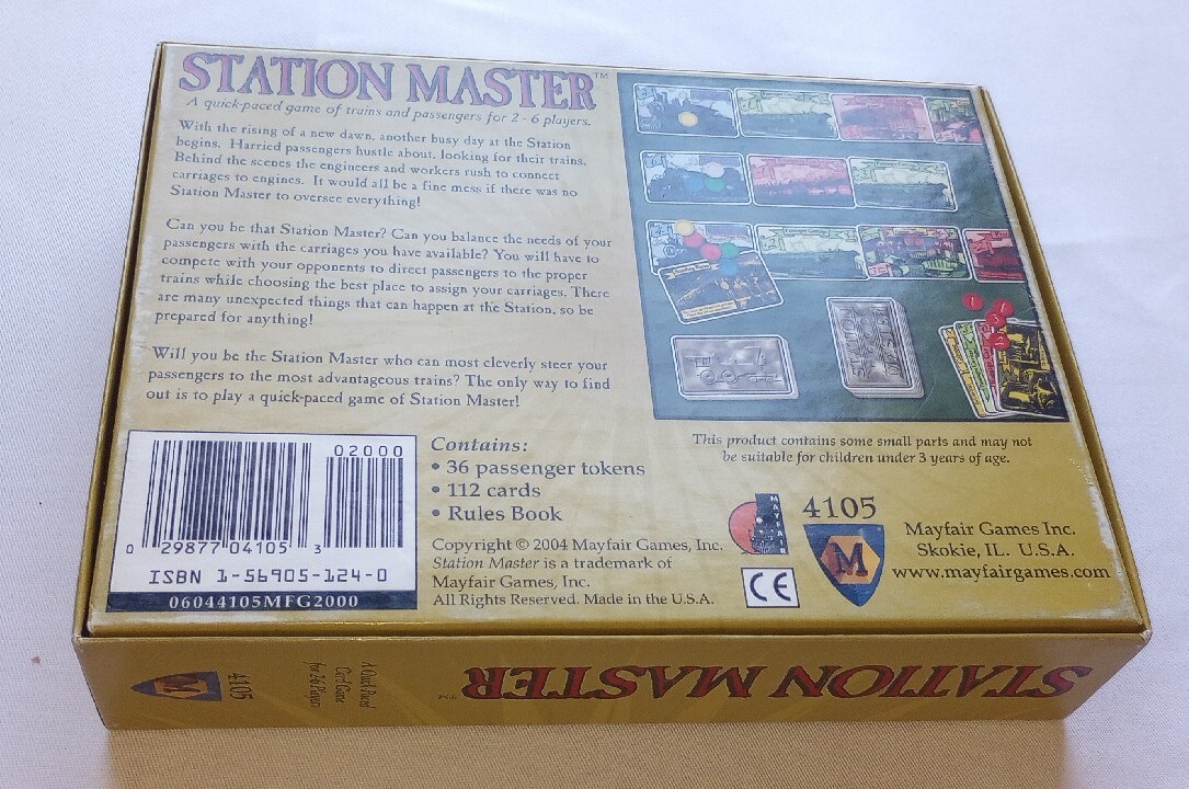 Station Master Card Game by Mayfair Games () 2004 4105 for sale online ...