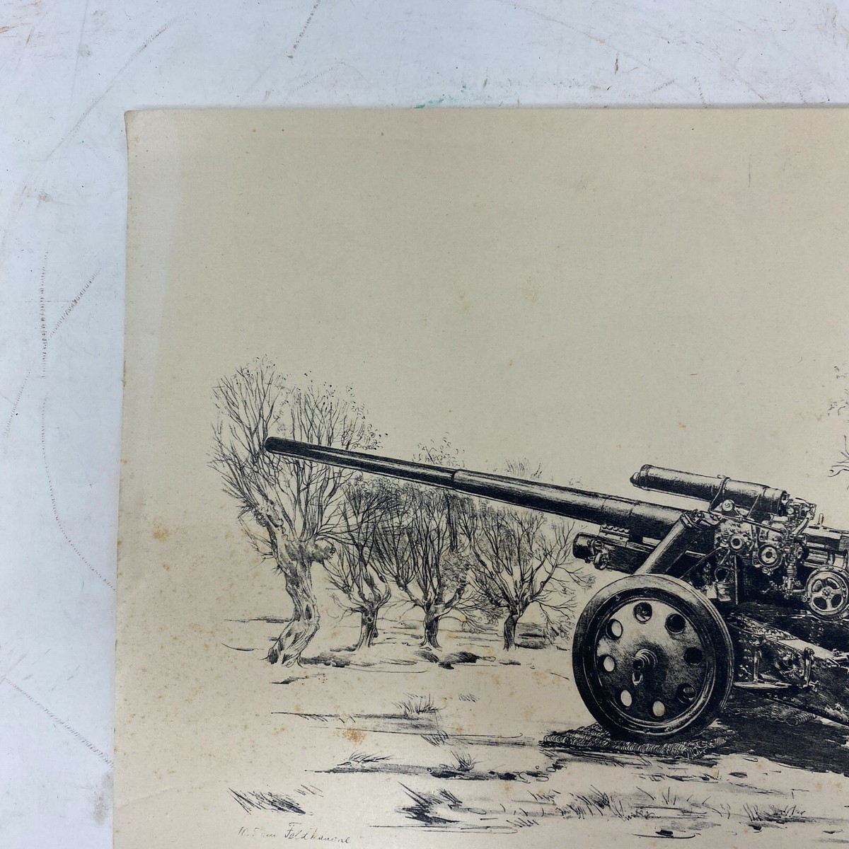 Ww2 Howitzer Drawing