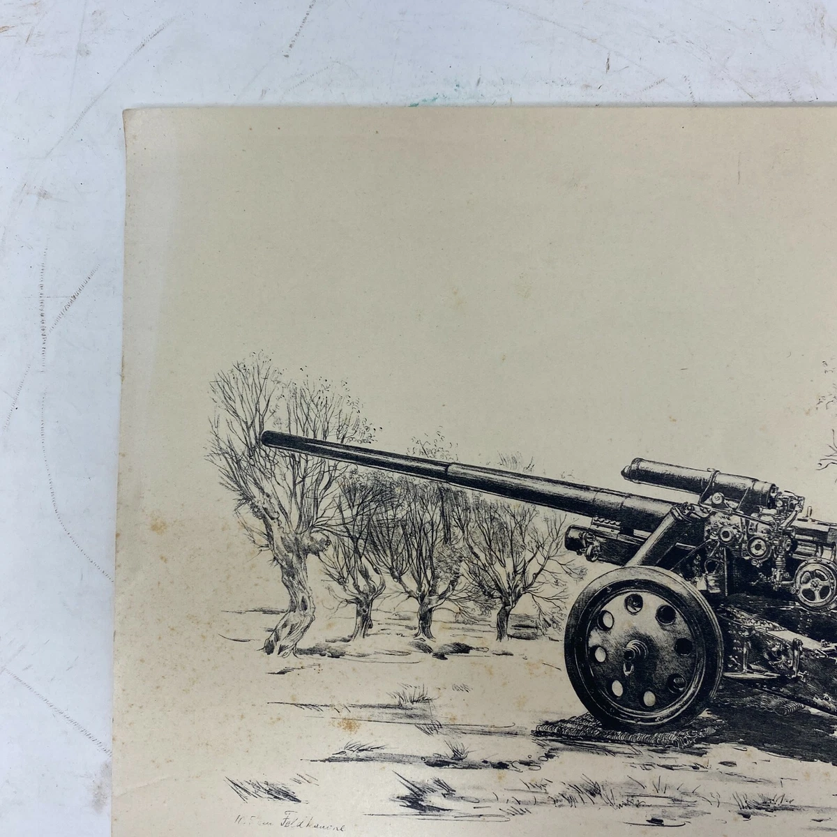 Ww2 Howitzer Drawing