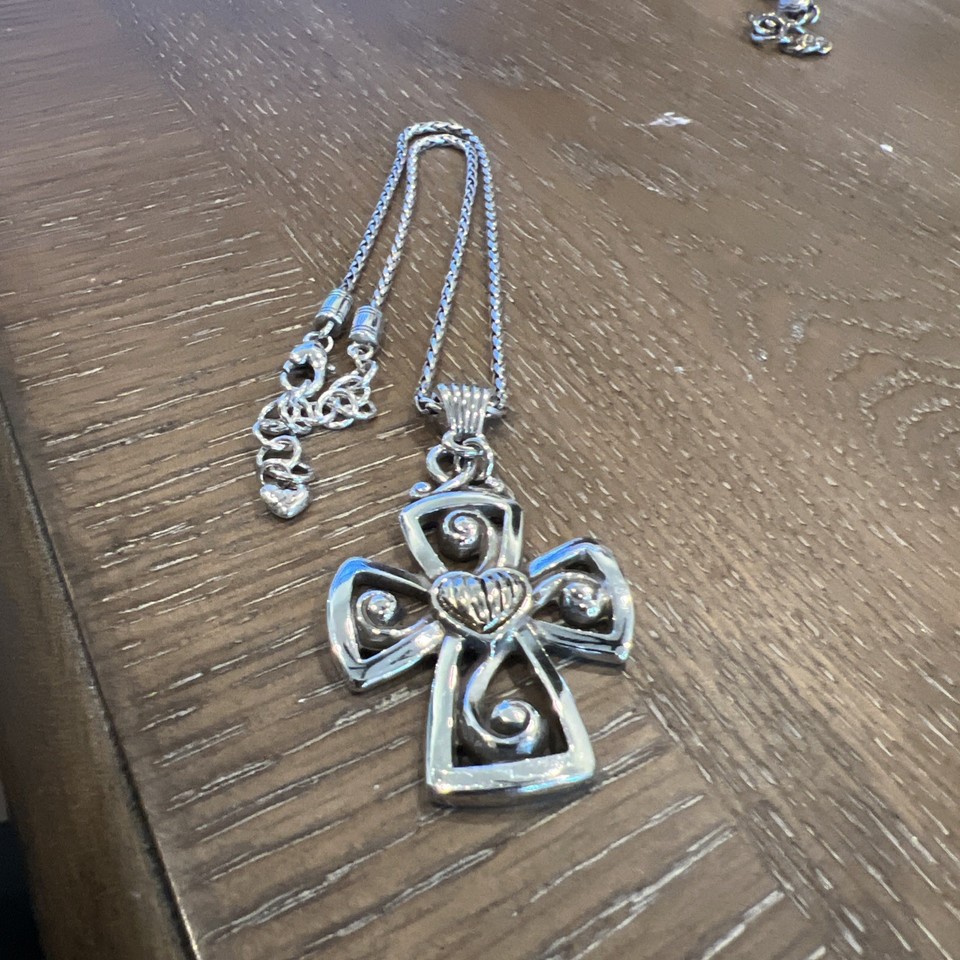 Brighton Cross Heart Necklace **Read Description** RETIRED | eBay