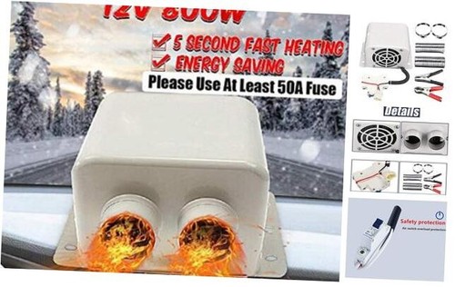 Car Heater Kit 12V 800W, High Power 5 Second Fast Heating Defrost 12V ...