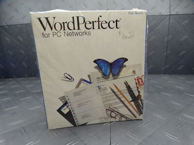WordPerfect for PC Network FIRST STATION Edition Version 5.0 Original ...