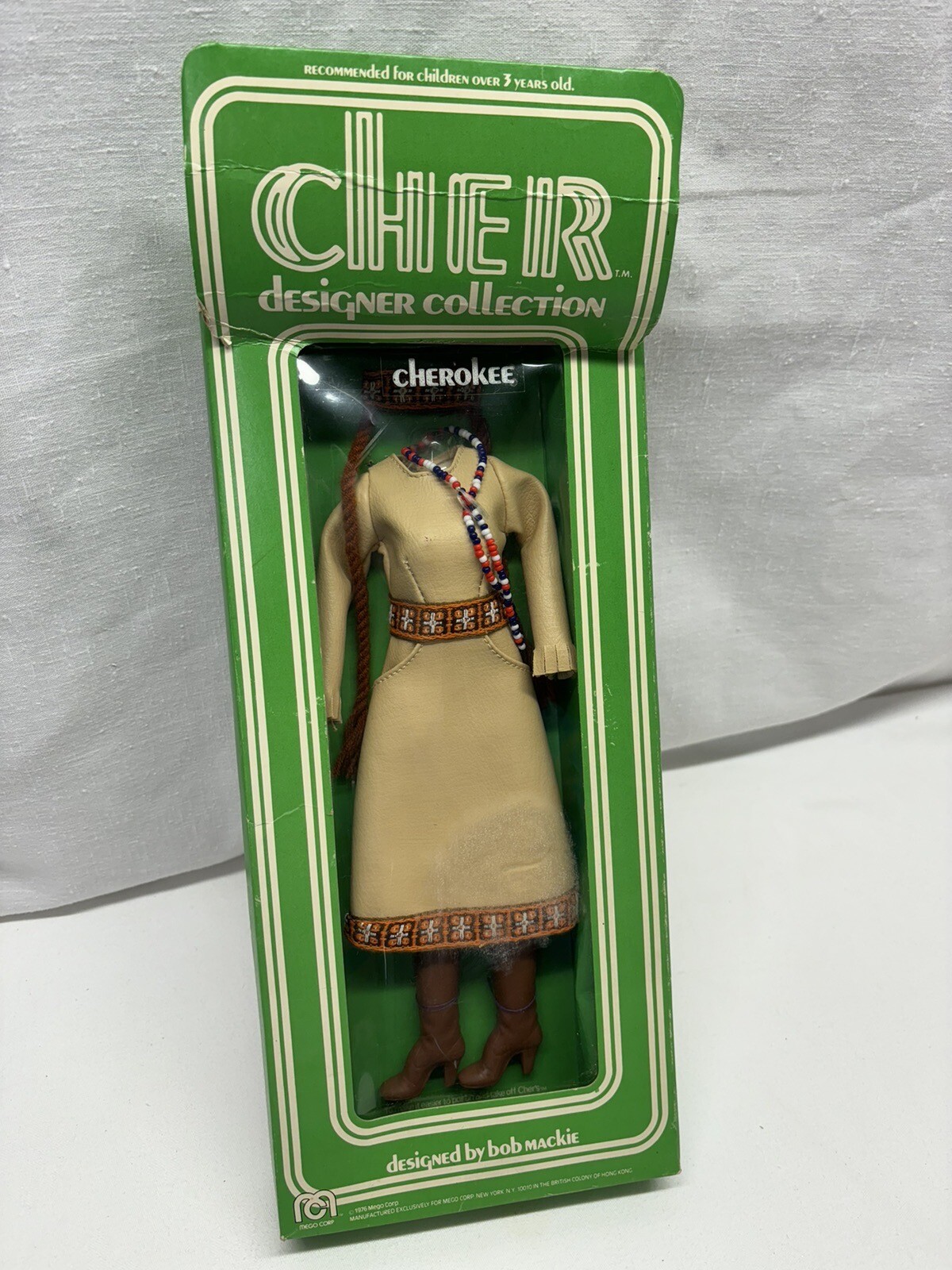 Vintage CHER Mego Doll Fashions Cherokee Outfit Bob Mackie Design NIB ...