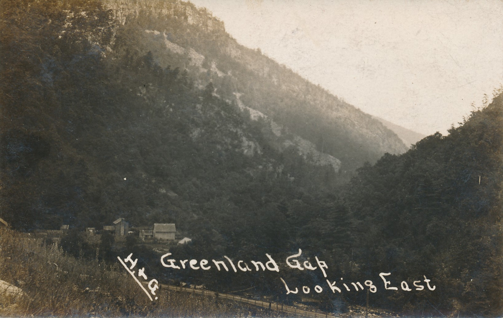 Greenland Gap WV Looking East 1910 RPPC West Virginia Postcard | eBay